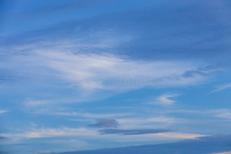 Sky Background with a Nice Sunset Clouds Stock Photo - Image of cloudy ...