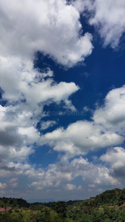 The Sky is Beautiful and Clear, with a Gentle Breeze Stock Image ...
