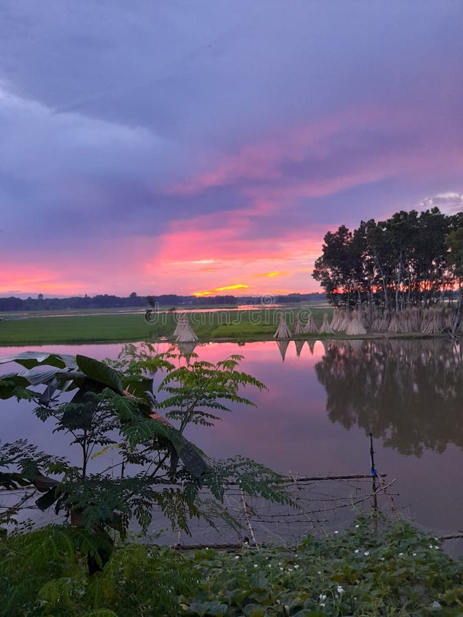 Sky is Beautiful. Colorful Sky Nice Moment Stock Image - Image of ...