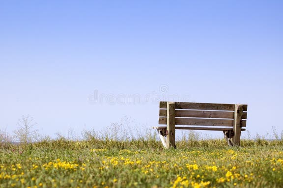 Sky Bench stock photo. Image of space, bench, outdoors - 1441414