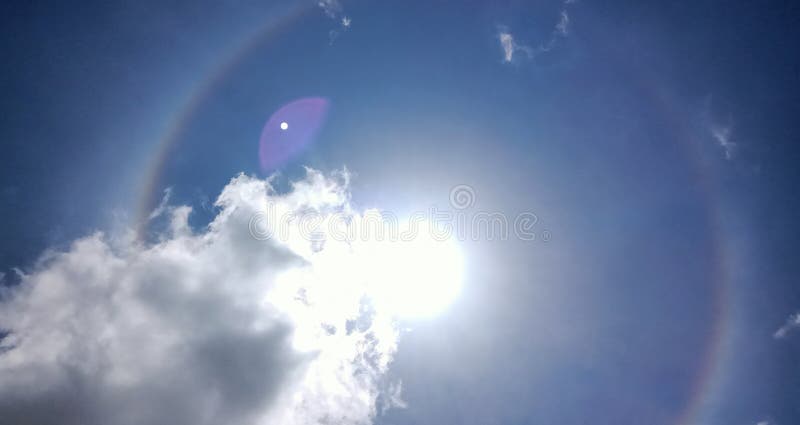 The Sky is Blazing Sun during the Day Afternoon Stock Photo - Image of ...