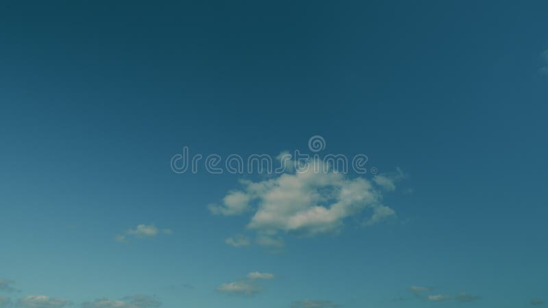 Sky Blue or Azure Sky and Clouds. Soft White Clouds on Pastel Blue Sky ...