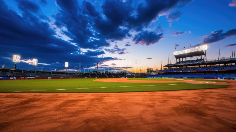 Sky blue baseball stock illustration. Illustration of nostalgia - 340010470