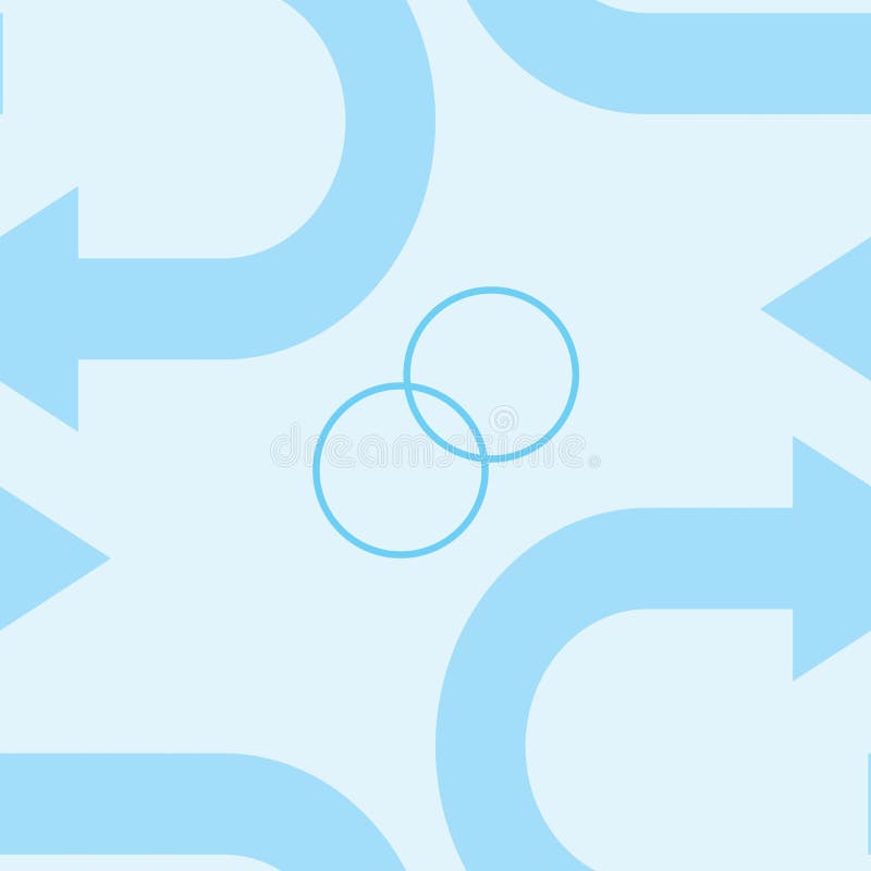 Sky Blue Color Arrow Shaped Seamless Design Stock Illustration ...