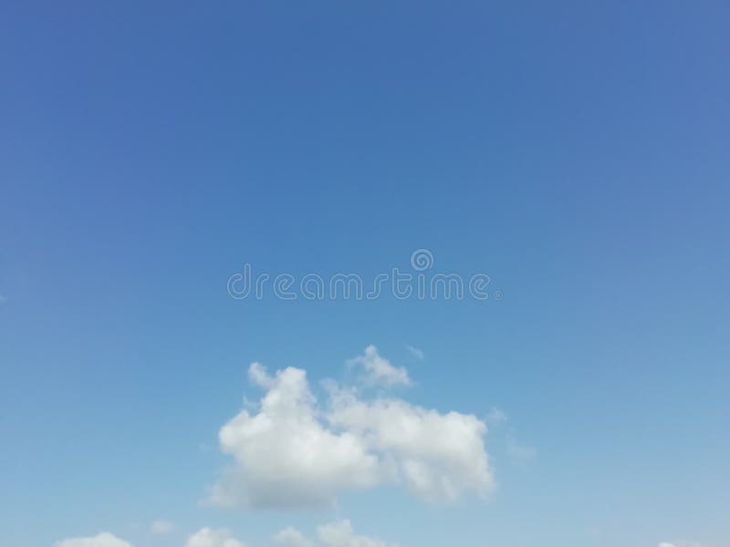 Sky in Blue Color in Object Skyline so Beautiful Neture Stock Image ...
