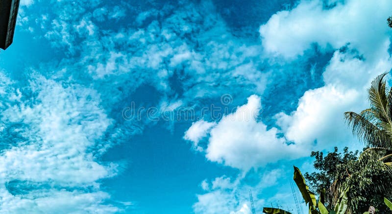 Sky Blue and Cool Cloud on the Good Day Stock Photo - Image of cool ...