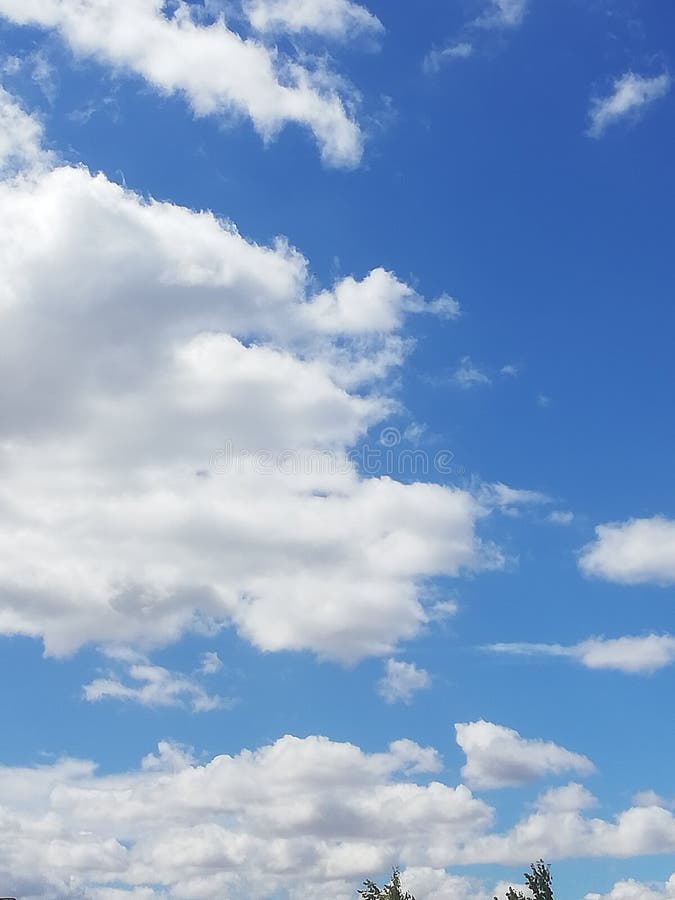 Sky Blue Good Weather White Stock Image - Image of white, good: 266201385