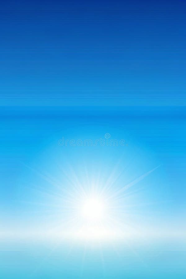 Sky Blue Gradient Background Stock Illustration - Illustration of ...