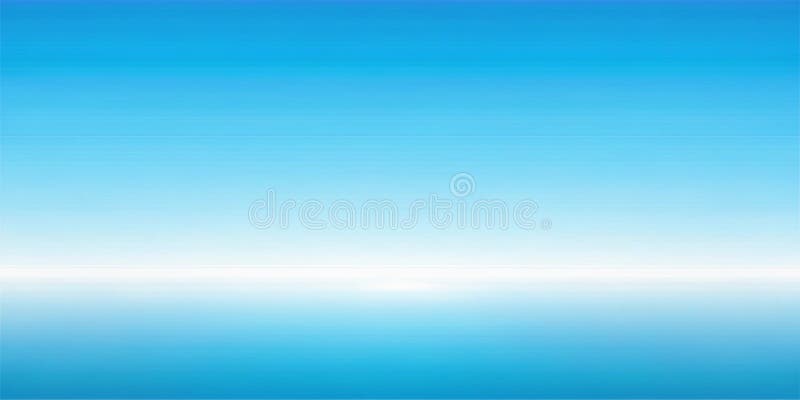 Sky Blue Gradient Background Stock Illustration - Illustration of ...