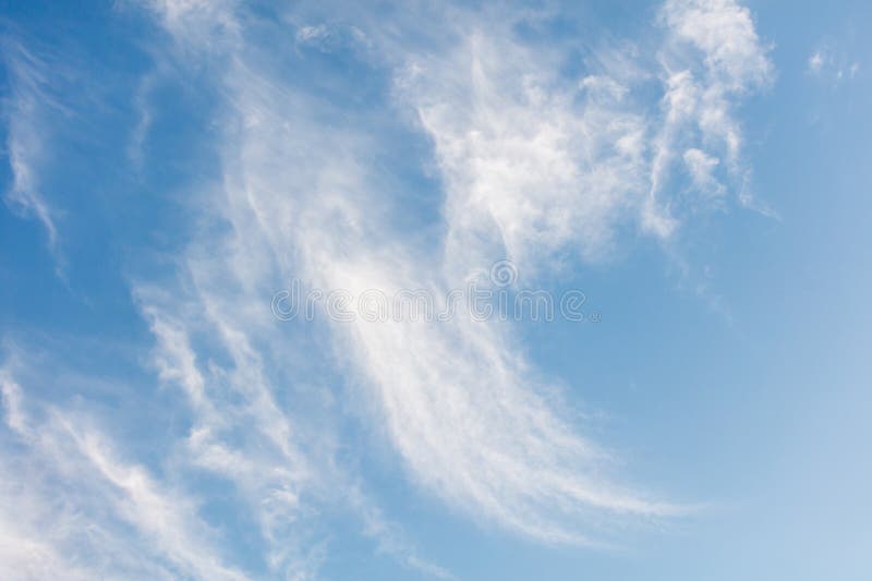The Sky is Blue and Has a Few Clouds Stock Image - Image of scenic ...
