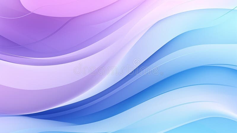 Sky Blue and Lavender Fluid Color Waves Abstract Pattern Stock ...