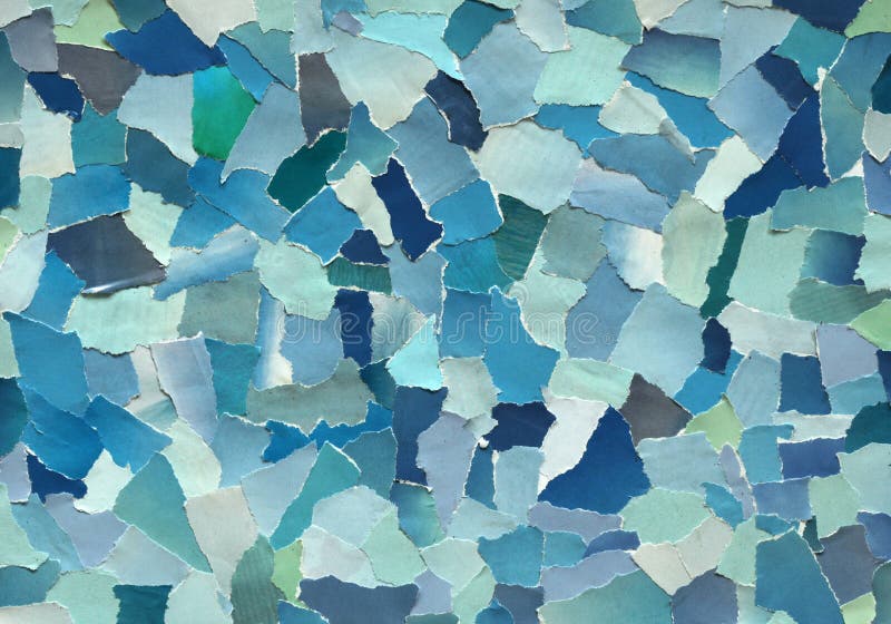 Sky Blue Texture of Torn Paper Stock Image - Image of edge, macro ...