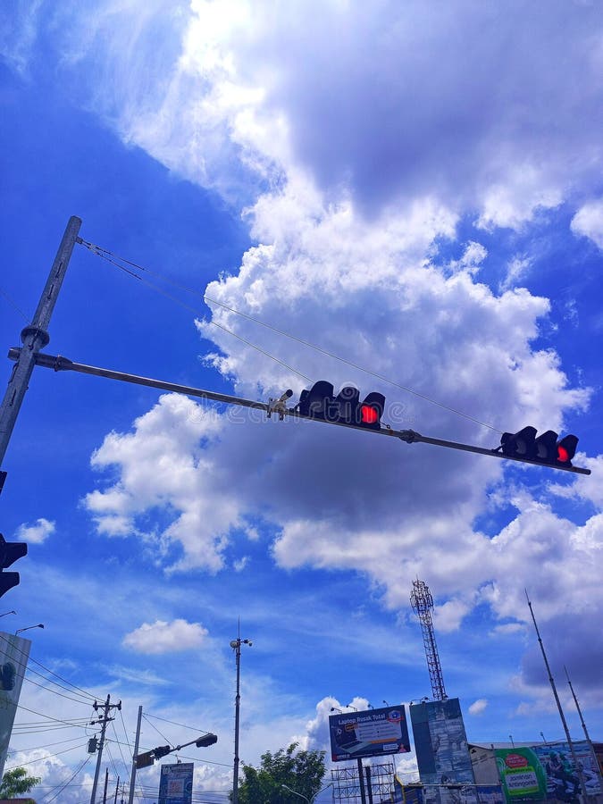 Sky Blue View in Yogyakarta City Editorial Photography - Image of view ...