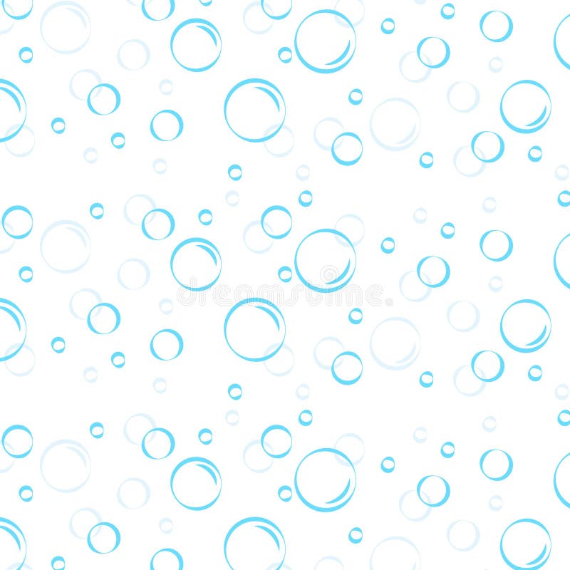 Sky Blue Water Bubble Background in Sky Blue Color. Dynamic Aqua Fizzy ...