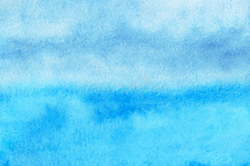 Sky Blue Watercolor Abstract Background. Gradient Fill. Hand Drawn ... Sky Blue Watercolor Abstract Background. Gradient Fill. Hand Drawn ...