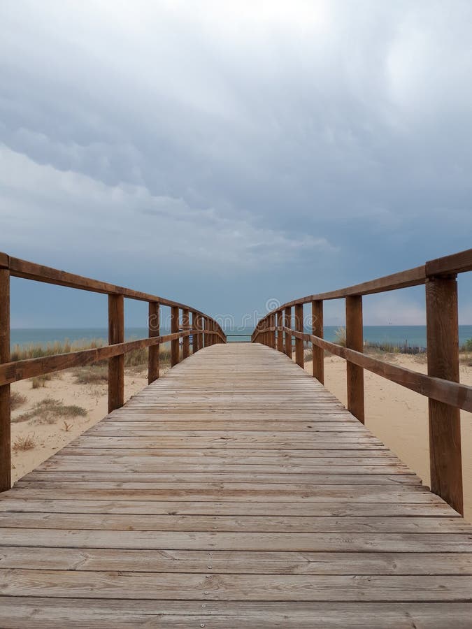 Sky, Boardwalk, Pier, Sea stock image. Image of horizon - 136080757