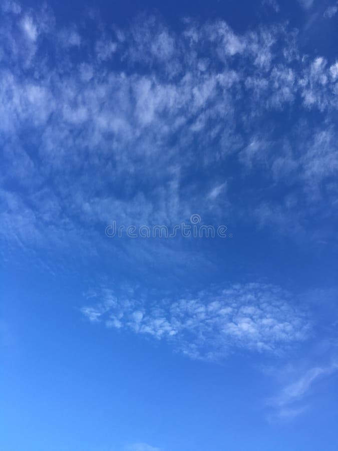 Sky stock photo. Image of clouds, blue, scattered, bright - 202523418