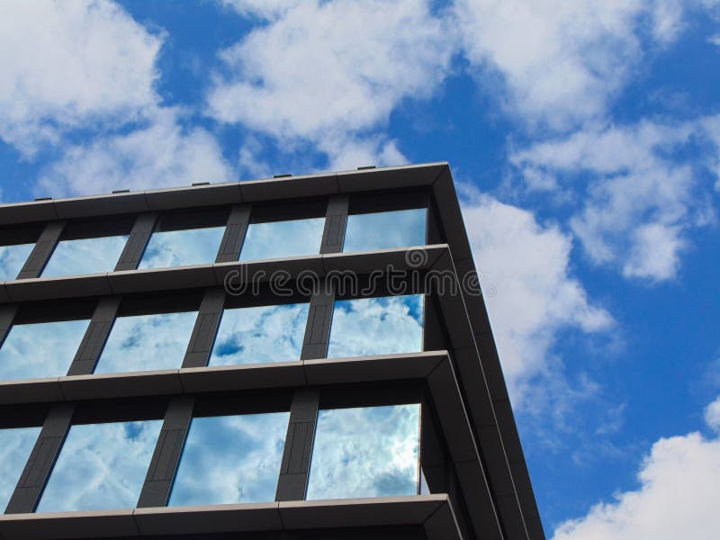 Sky building stock photo. Image of building, glassbuilding - 124202706