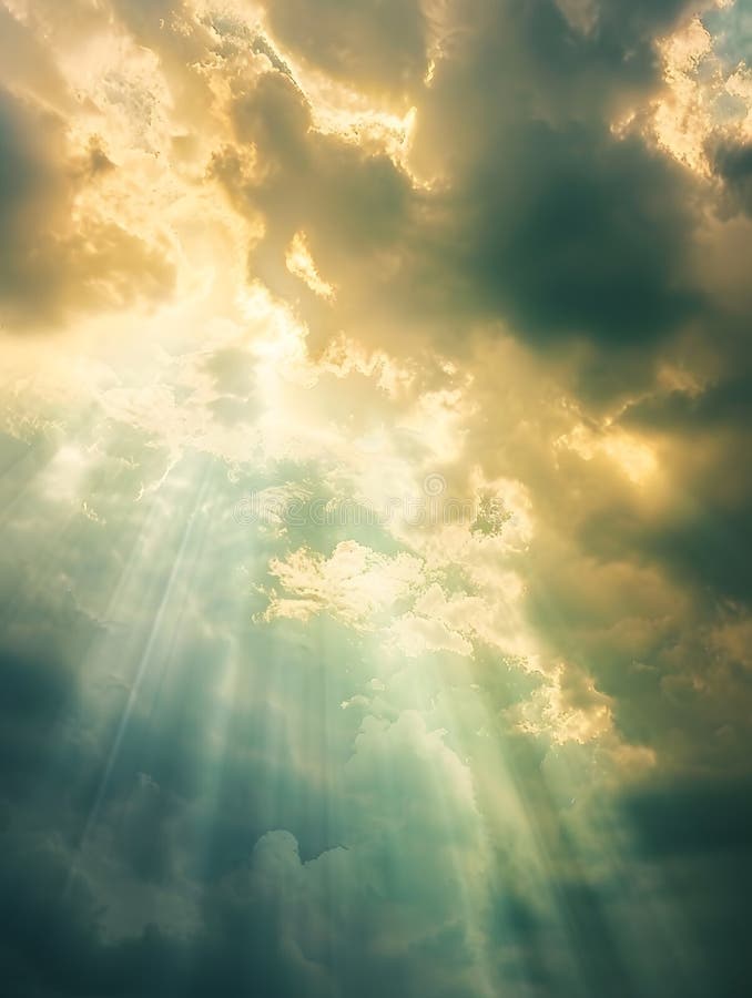 A Heavenly Scene Taken from 30,000 Feet. Stock Photo - Image of landing ...