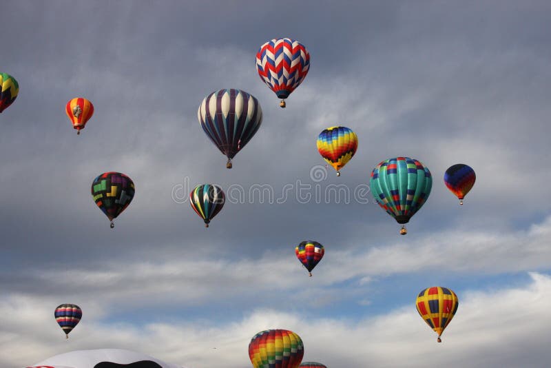 Sky Chock Full o Balloons stock photo. Image of beautiful - 17484252