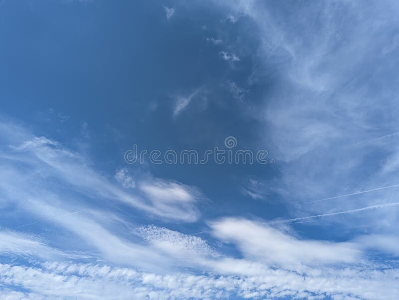Sky and Cloud in the Afternoon Stock Image - Image of cloud, wind ...