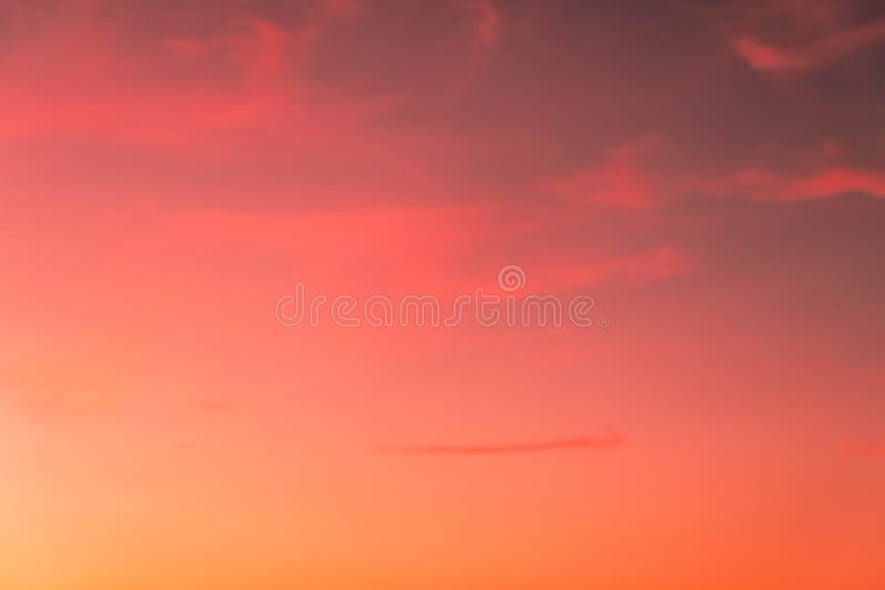 Sky and Cloud in Bright Rainbow Colors and Colorful Smooth Sky in Dusk ...