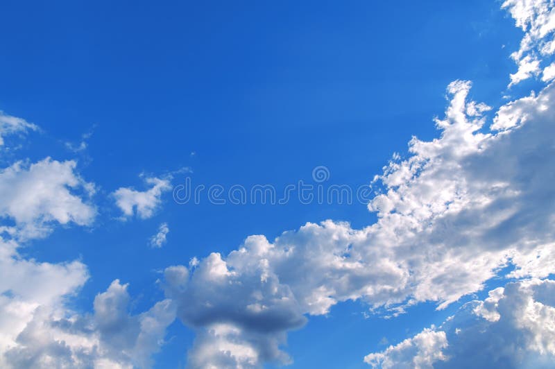 Sky and Cloud Like Soft Box and Sun through Shine Stock Photo - Image ...