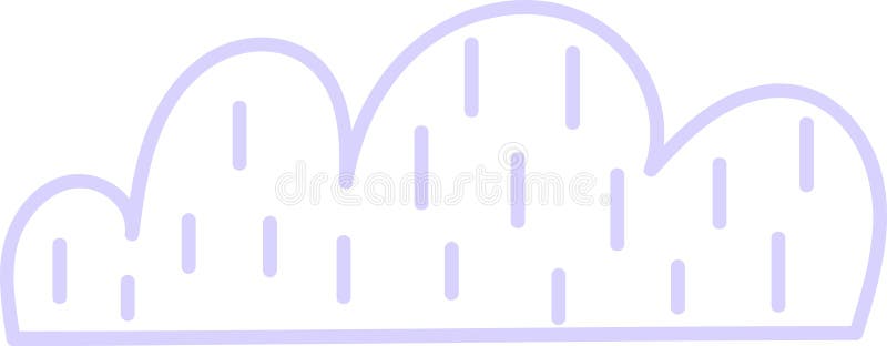 Sky Cloud Outline stock vector. Illustration of isolated - 309659795