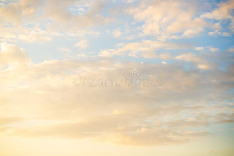 Sky with Clouds Background,copy Space,peaceful Sky in Warm Weather ...