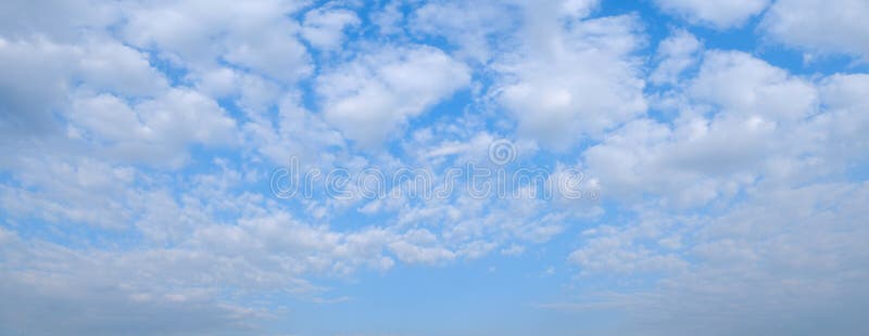 Sky Clouds, Blue Fluffy Clean, Clear Cloudscape Beautiful White, Bright ...