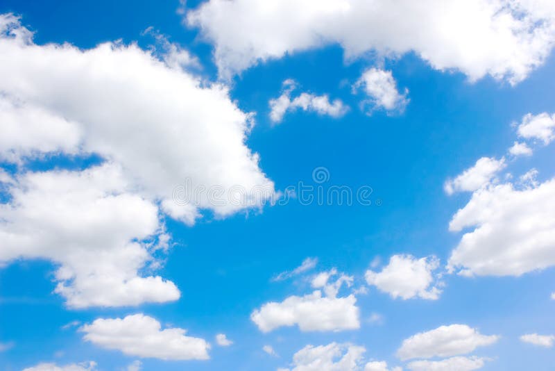 Sky with Clouds in Clear Weather and Fresh Day Stock Image - Image of ...