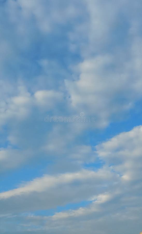 Blue Sky with Clouds Never Failed Stock Photo - Image of dawn ...