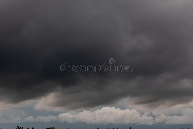 Sky in the Evening Befor Rain Stock Image - Image of forest, beautiful ...