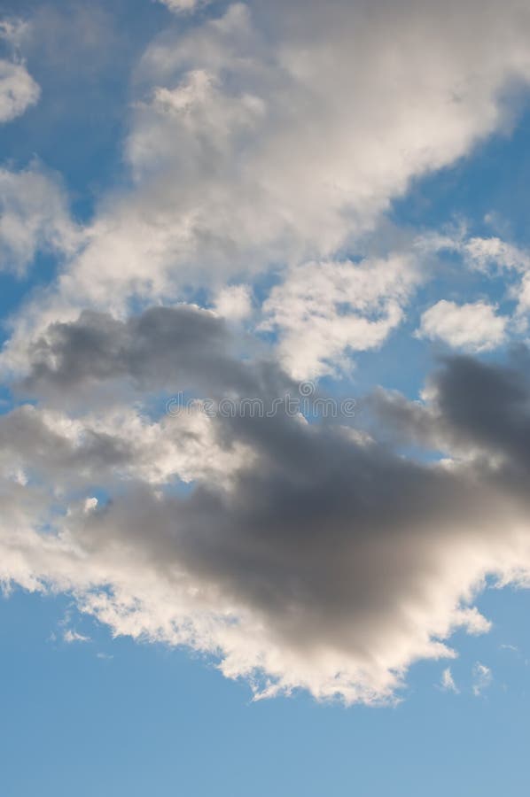 Sky with Clouds on a Late Winter Afternoon Stock Photo - Image of ...
