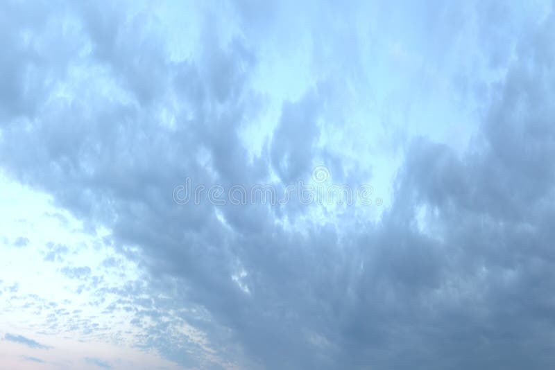 Sky with Clouds in Motion. Nice 3D Rendering Stock Illustration ...