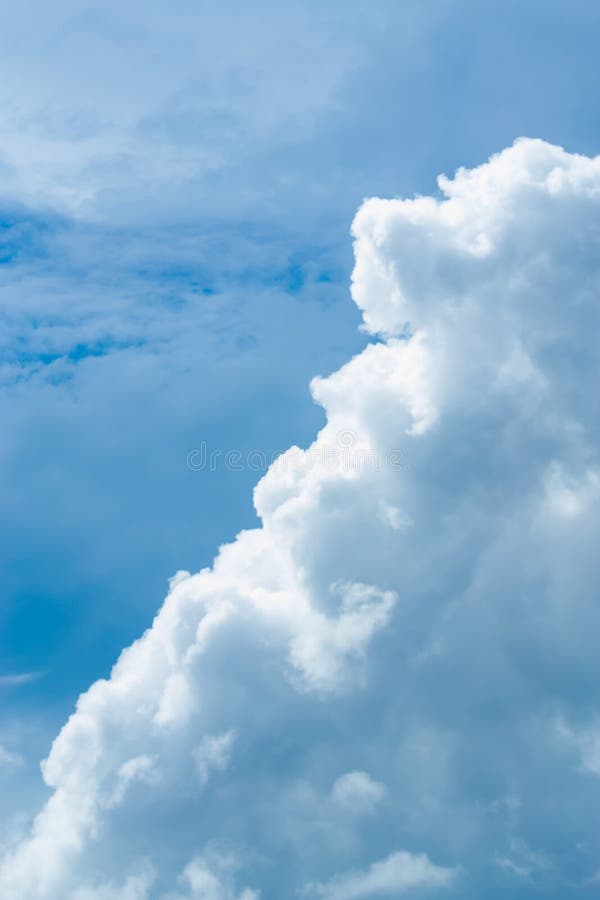 The Sky with Clouds Moving with the Wind. Stock Photo - Image of winter ...