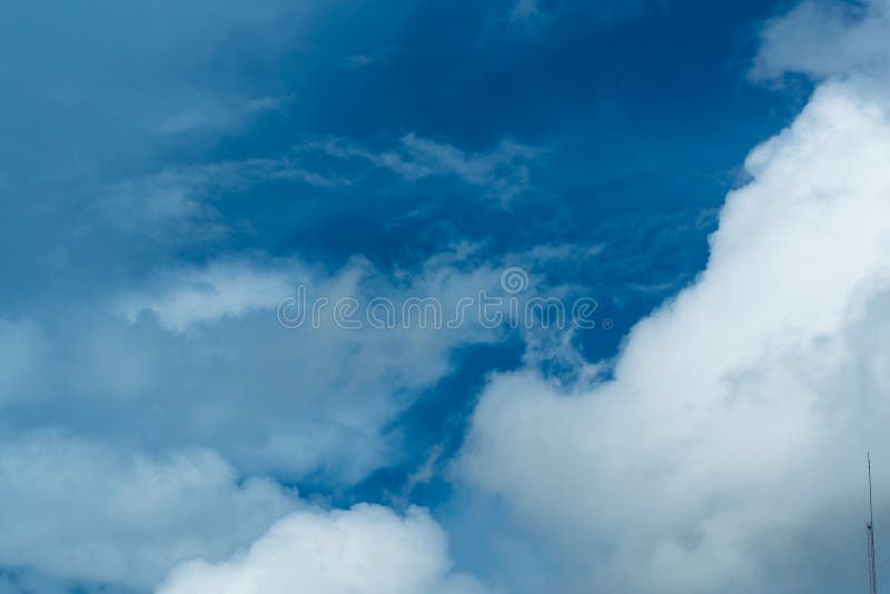 The Sky with Clouds Moving with the Wind. Stock Photo - Image of nature ...