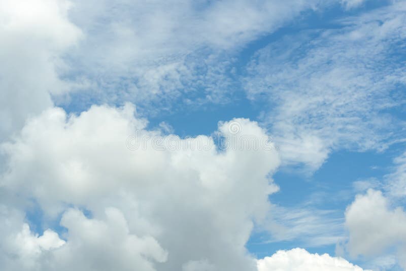 The Sky with Clouds Moving with the Wind. Stock Photo - Image of ...