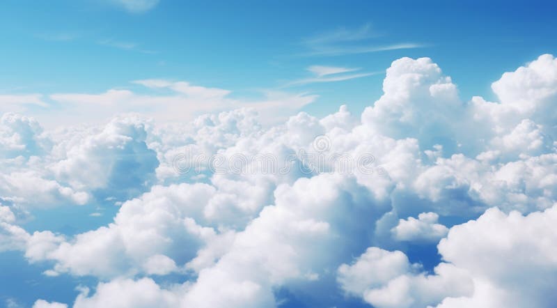 Sky with Clouds, Sky and Clouds, Scenic View of Clouds Stock Illustration - Illustration of ...