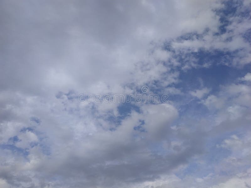 Sky and Clouds with Soft Light from the Sun Stock Photo - Image of ...