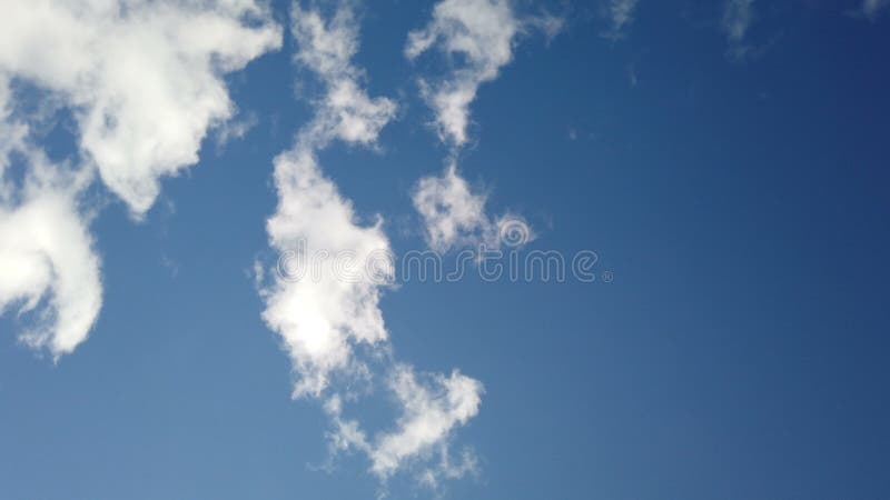 Sky Clouds Sunny Day Rotation Background Stock Footage - Video of ...