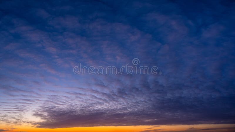 Sky with Clouds during Sunset. Clouds and Blue Sky. a High Resolution ...