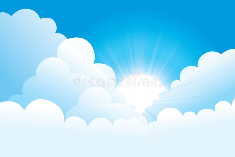 Vector Sunny Sky Clouds Stock Illustrations – 14,162 Vector Sunny Sky ...