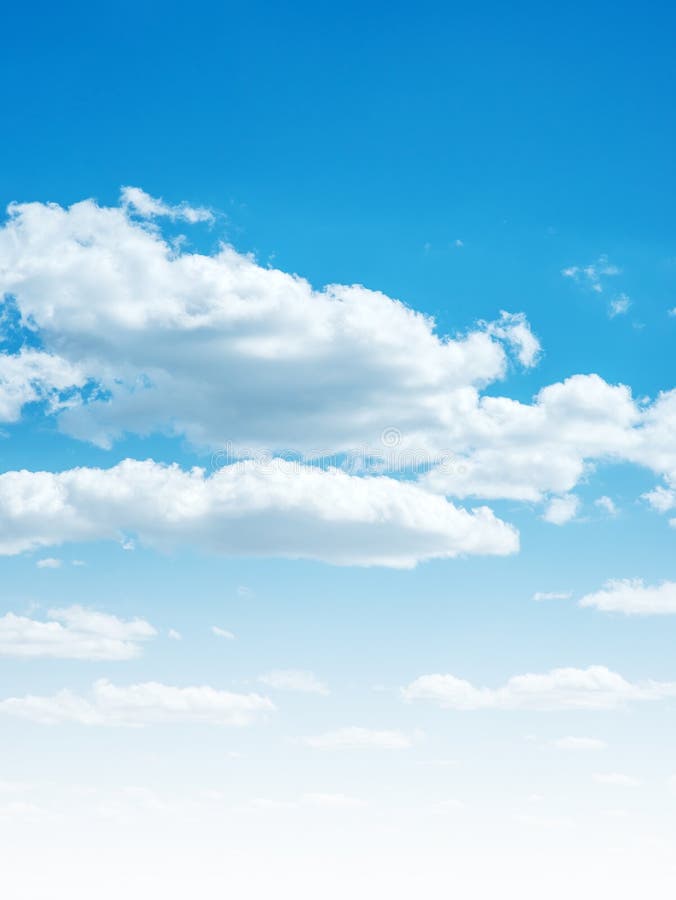 Sky and Clouds Vertical Photo Stock Photo - Image of landscape, clouds ...