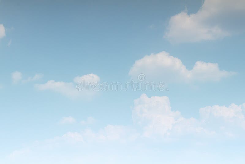 Sky and Cloudy with Beautiful Bright Blue Color Background.Subtle ...