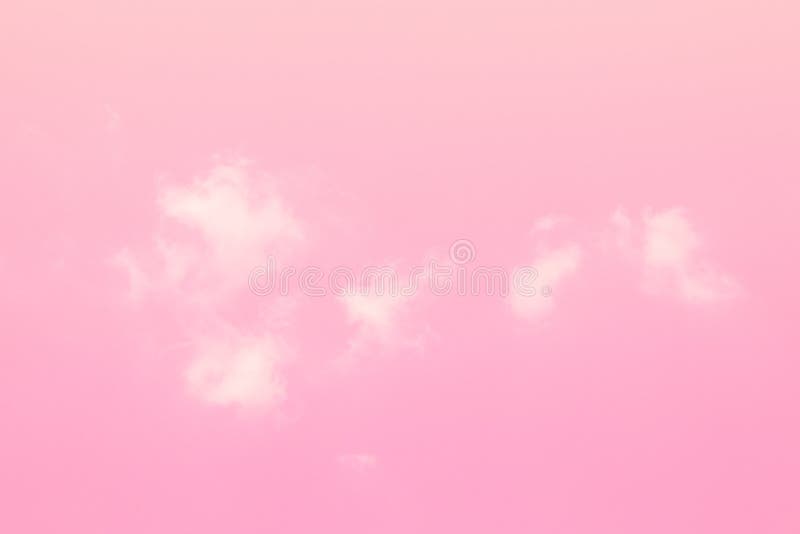 Sky and Cloudy with Beautiful Pink Colors Background.Soft Cloud in the ...