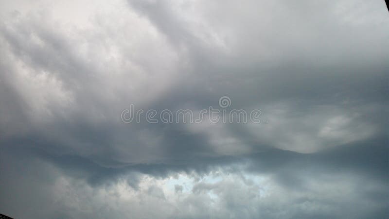 Cloudy Sky before the Heavy Rain Stock Image - Image of heaven ...