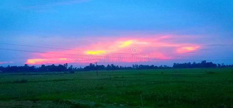 Sky could colour stock image. Image of agriculture, colo - 179396671