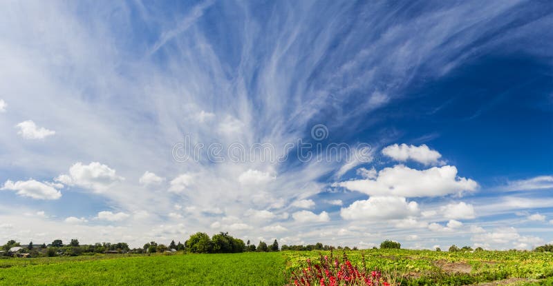Sky in the countryside stock image. Image of meteorology - 54927585
