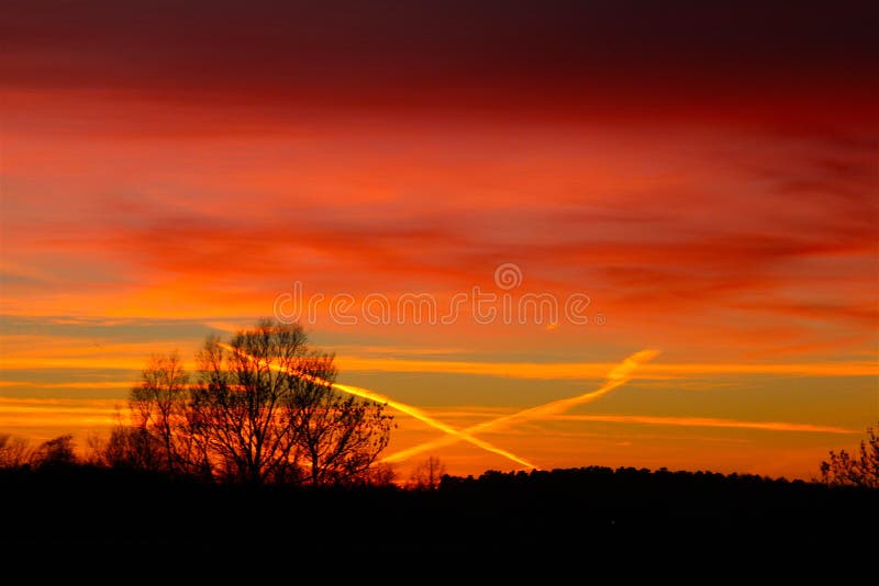 December Sunset Near Half Moon Bay, Californa Stock Photo - Image of ...